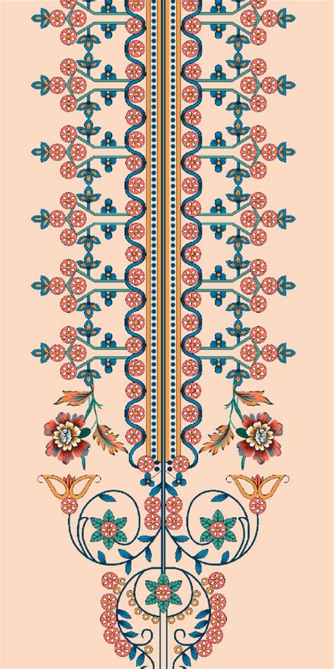 Pin By Sandip Patel On Boder In 2025 Border Embroidery Designs Neck Designs Gala Design