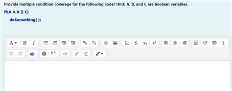 Solved Provide Multiple Condition Coverage For The Following Solved Provide Multiple Condition Coverage For The Following