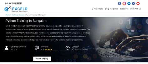 10 Best Python Courses In Bangalore Compared 10pie