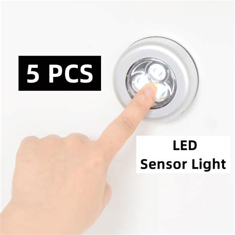 5 Pcs Led Sensor Light Mini Light Mini Bulb Lampu Led Sensor Lampu