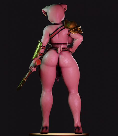 Rule Anthro Anus Armor Ass Axe Barely Visible Genitalia Barely Visible Pussy Big Breasts