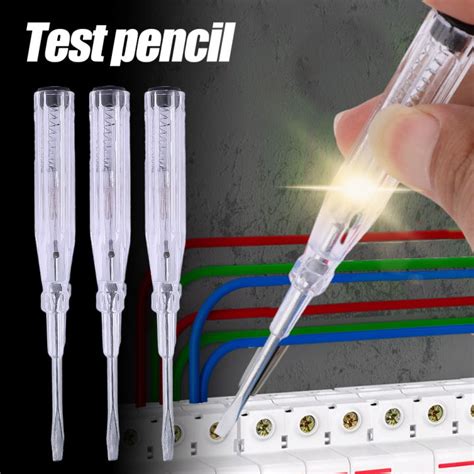 5pcs Intelligent Voltage Tester Pen Ac Non Contact Induction Test