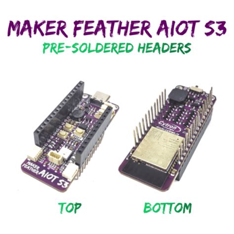 Maker Feather Aiot S3 Simplifying Aiot With Esp32 Electronics In