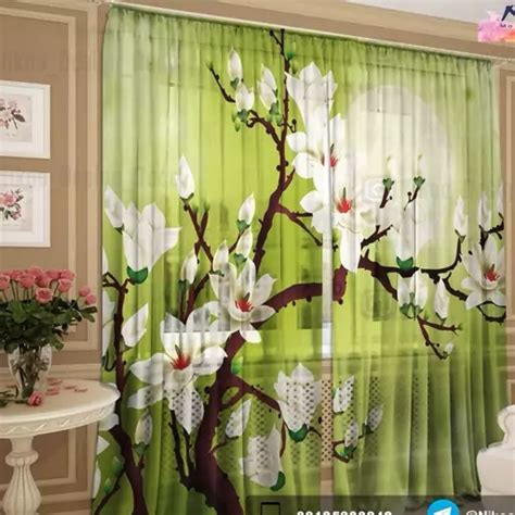 خرید و قیمت پرده چاپی پانچی طرح درخت از غرفه فروشگاه اینترنتی لایکتیک