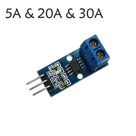 1pcs 5a20a30a Hall Current Sensor Module Acs712 Model For Arduino In