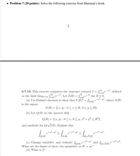 Solved Problem Points Solve The Following Exercise Chegg Com