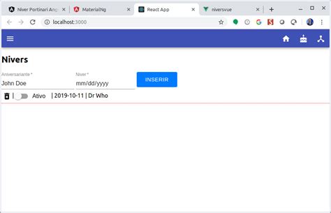 GitHub ricardomansano NiversReact Projeto simples em React para comparação com a linguagem AdvPL