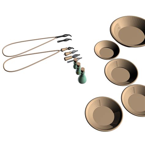 Gold Prospector Equipment Collection 3d Model 1 Max Free3d
