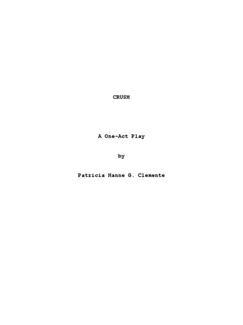One Act Script Pdf