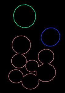 C OpenCV CvFindContours How Do I Separate Components Of A Contour Stack Overflow