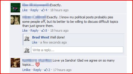 Facebook Nested Comments