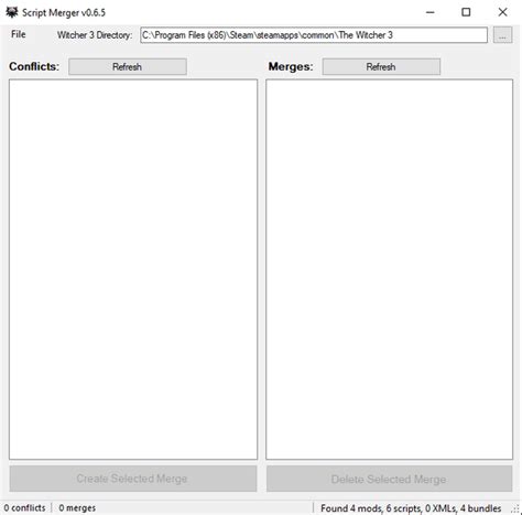 Script Merger Doesnt Show The Mods Rwitcher3