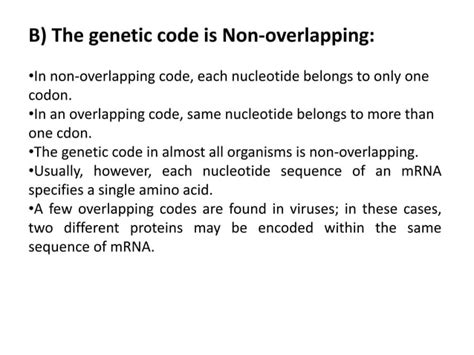 Concept Of Genetic Code And Its Properties Pptx Programming