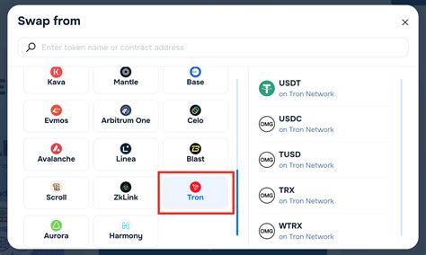How To Bridge To Tron Using Chainspot Router Chainspot News