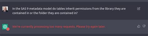 Chatgpt And Sas 9 Metadata Security