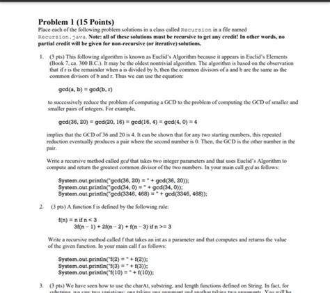 Solved Problem 1 15 Points Place Each Of The Following
