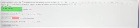 Solved A Single Turn Square Loop Of Side L Is Centered On Chegg