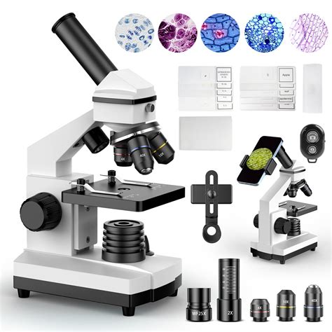 Pallipartners Compound Microscope Powerful Biological Microscopes For School Laboratory Home