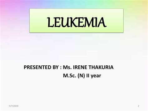 Leukemia Pptx