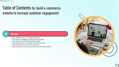 Build E Commerce Website To Increase Customer Engagement Table Of