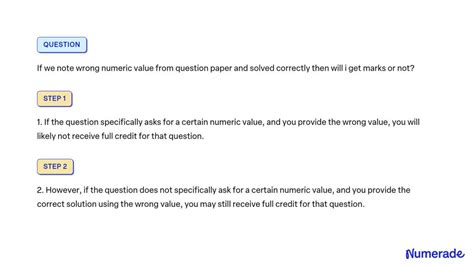 Solved If We Note Wrong Numeric Value From Question Paper And Solved