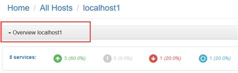 Webui Does Not Show Host Service Overview Panel Issue Shinken Monitoring Mod Webui