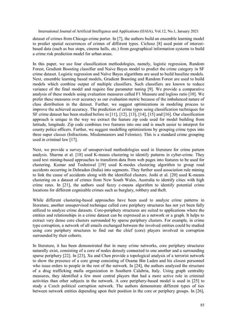 supervised and unsupervised machine learning methodologies for crime