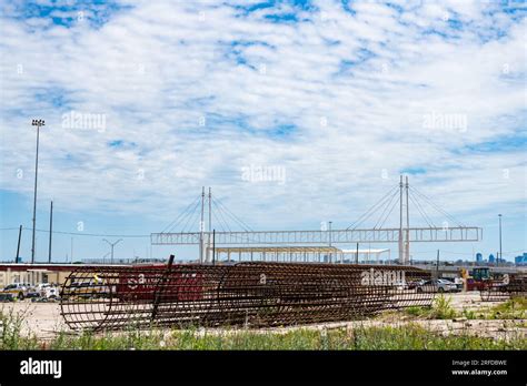 Reinforcement Rusty Construction Rusty Armature On Construction Site Reinforcement On Building