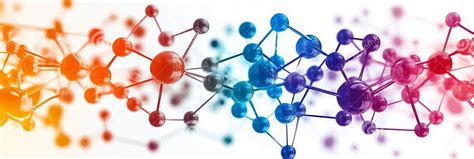 Molecular Lines And Bonds Colorful Abstract Representation Of Molecular Structures Illustrating