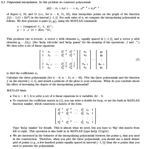 Solve High Order Polynomial Equations Matlab Tessshebaylo