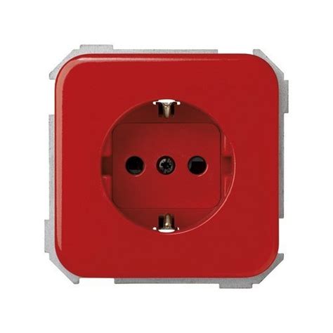 Simon Schuko Socket Base With Safety Device Red Screw Terminal Groupsumi Groupsumi