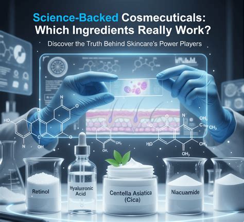 Science Backed Cosmeceuticals Ingredients That Work