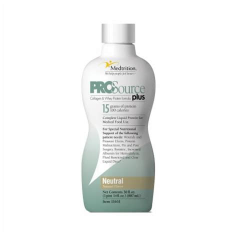 Prosource Plus Protein Supplement Unflavored 30 Oz Bottle 1ct Kroger