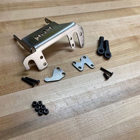 Wdw Axial Capra Chassis Mounted Servo Kit Stainless Steel West Desert Wheeler