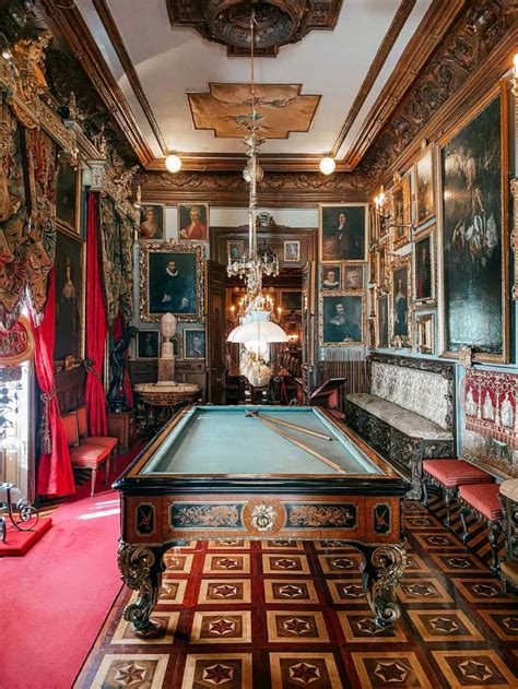 Pool Table In Antique Palace Jigsaw Puzzle