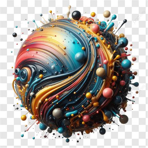 추상적인 다채로운 구체 추상적인 화려한 구체 Png 일러스트 및 이미지 에 대한 무료 다운로드 Pngtree