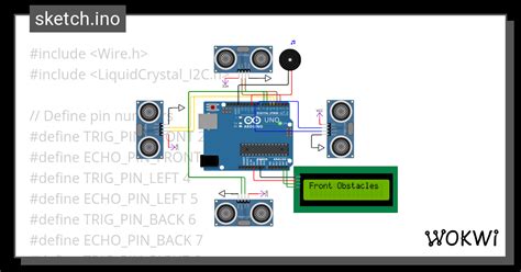 UAS Kelompok 11 Alat Pendeteksi Obstcales Wokwi ESP32 STM32 Arduino Simulator