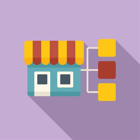 Shop Segment Market Icon Flat Vector Target Customer 15149797 Vector