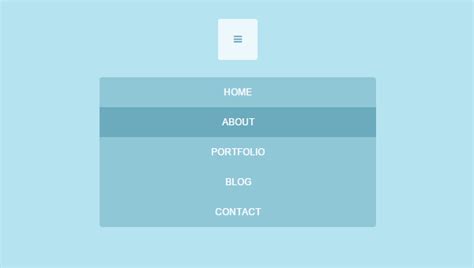 CSS Toggle Menus