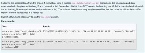 Solved Following The Specifications From The Project Chegg