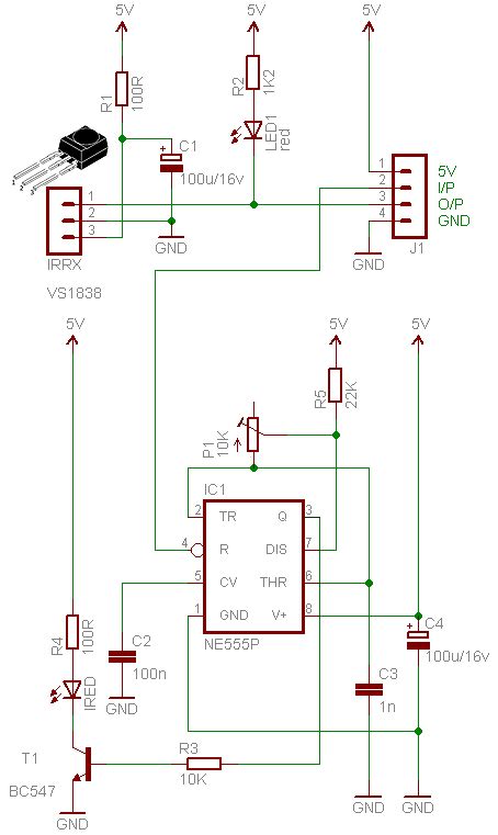 Ir Emitter Schematic Diagram Circuit Diagram