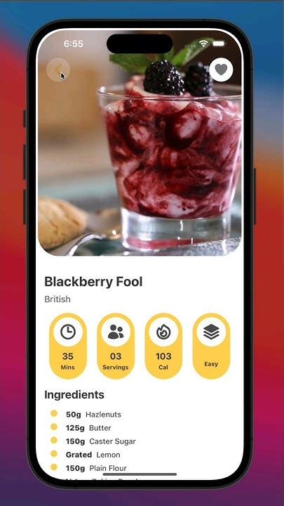 food recipe app in react native 🔥 shorts reactnative javascript ios