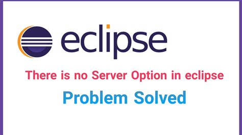 Eclipse No Server Option Found Problem Solved Eclipse Server Option