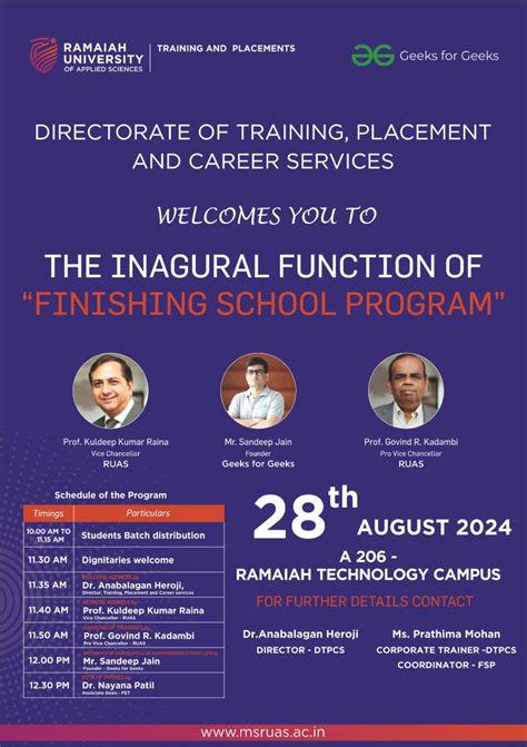 Ritam Patra On Linkedin Finishingschool Ramaiahuniversity