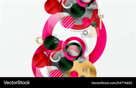 Abstract Background Layered Geometric Shapes Vector Image