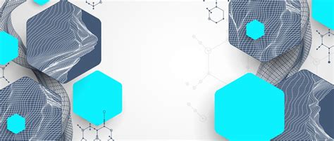 Scientific And Technological Background Wireframe Vector Image