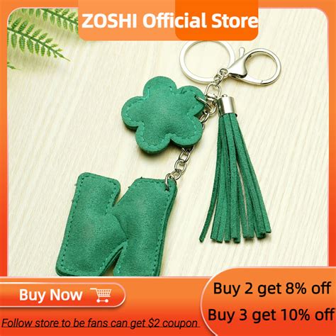 Badu Bg Любов Сърце Цвете Писмо Ключодържател Жени Кристал Ключодържател Дамска чанта Висулка