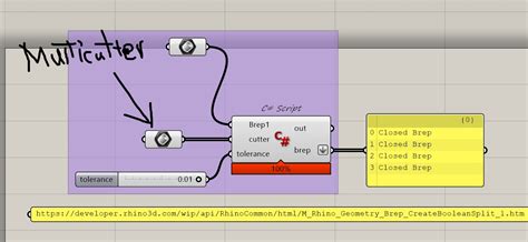 Help For BooleanSplit C Scripting McNeel Forum