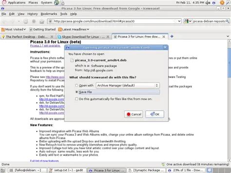 The Perfect Desktop Debian Squeeze Page Page