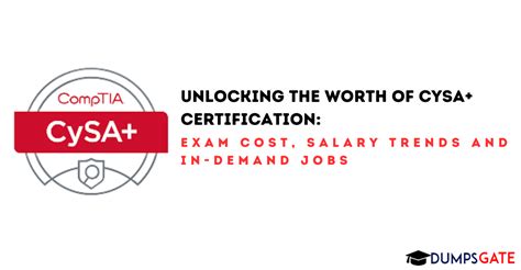 Unlocking The Worth Of Cysa Certification In March 2025 Exam Cost Salary Trends And In Demand